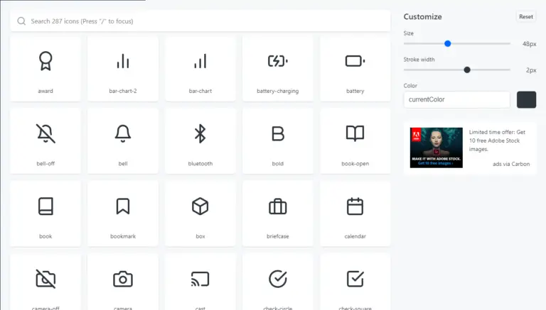 A collection of popular 10+ React icon libraries to choose from.