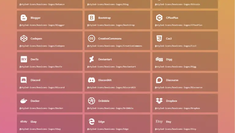 A collection of popular 10+ React icon libraries to choose from.