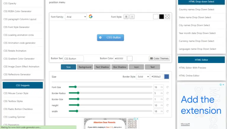 Top 15 CSS Button Generator Websites for Effortless Design