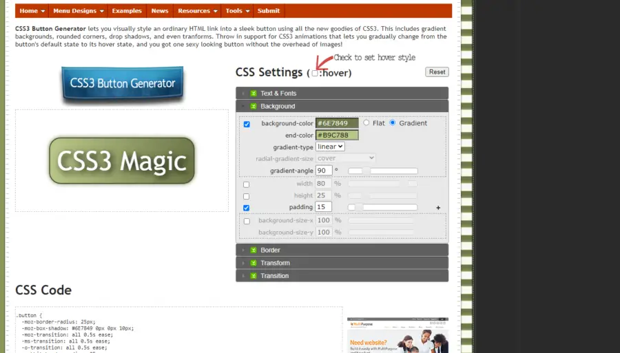 Top 15 CSS Button Generator Websites for Effortless Design